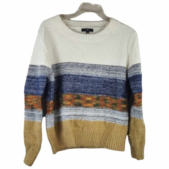 Fate | Sweaters | Fate Earth Tone Color Block Formosa Fuzzy Size Small ...